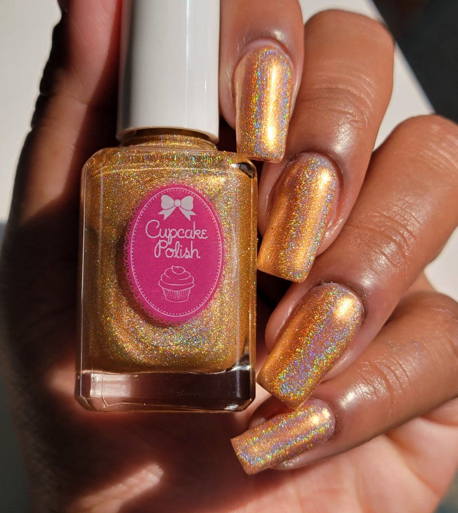 Goldie - Holographic Indie Nail Polish by Cupcake Polish