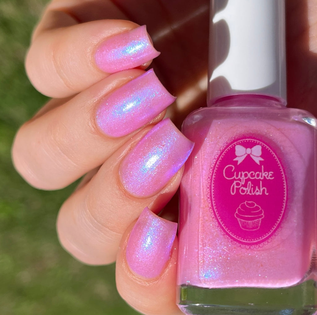 Pink Pony Club Nail Polish | Light Pink with Iridescent Shimmer ...