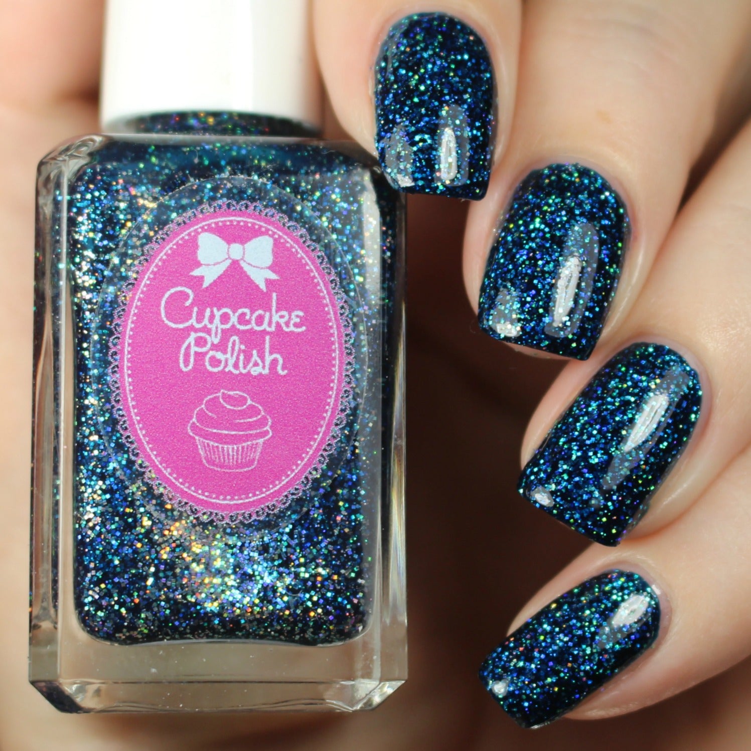 Sapphire - Holographic Glitter Indie Nail Polish by Cupcake Polish