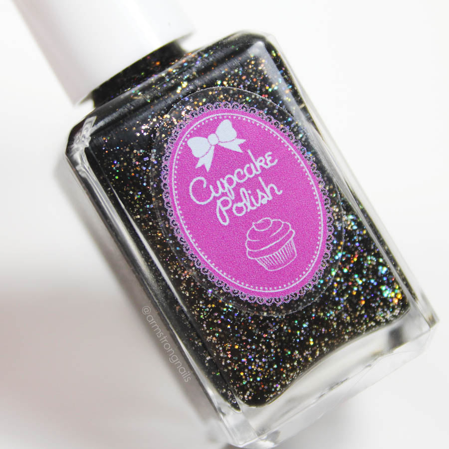 Onyx - Holographic Glitter Indie Nail Polish by Cupcake Polish